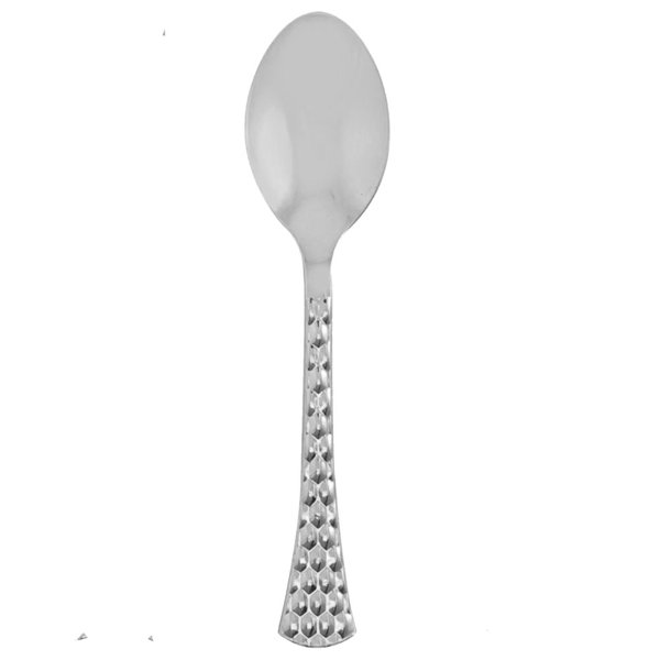 Ecoquality Hammered Disposable Heavy Weight Plastic Table Spoons 240 Guests | Wayfair